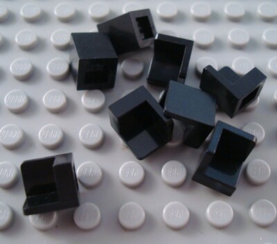 LEGO Lot of 8 Black 1x1x1 Corner Panel Pieces | eBay