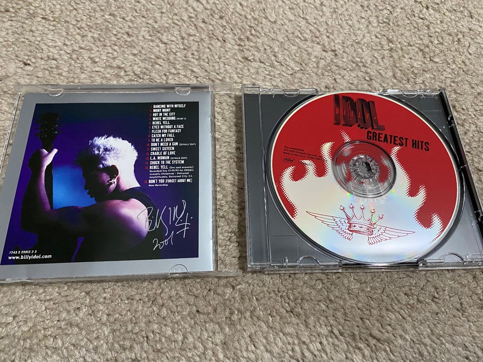 Billy Idol Greatest Hits CD Keith Forsey Steve Stevens Jones Harold ...