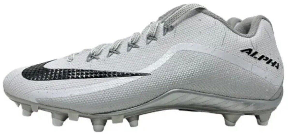 Size 10 - Nike Alpha Pro 2 TD White Silver for sale online | eBay