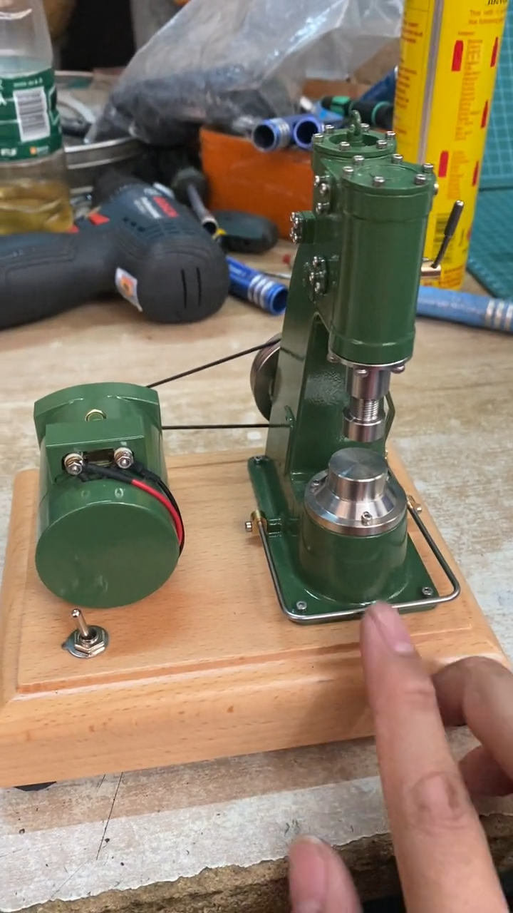 P50 Miniature Blacksmith Air Power Hammer Model - Operable Brass Craft ...