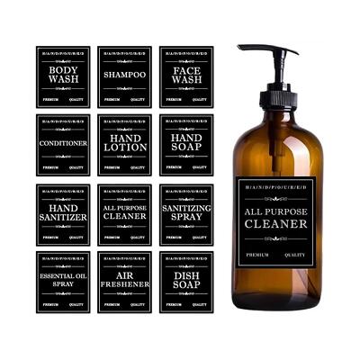 12Pcs Soap Labels for Bottles Body Wash Stickers for | eBay UK