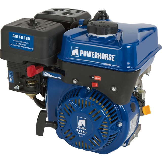 Powerhorse OHV Horizontal Engine 208cc 6 HP 3/4in. X 2 7/16in. Shaft ...