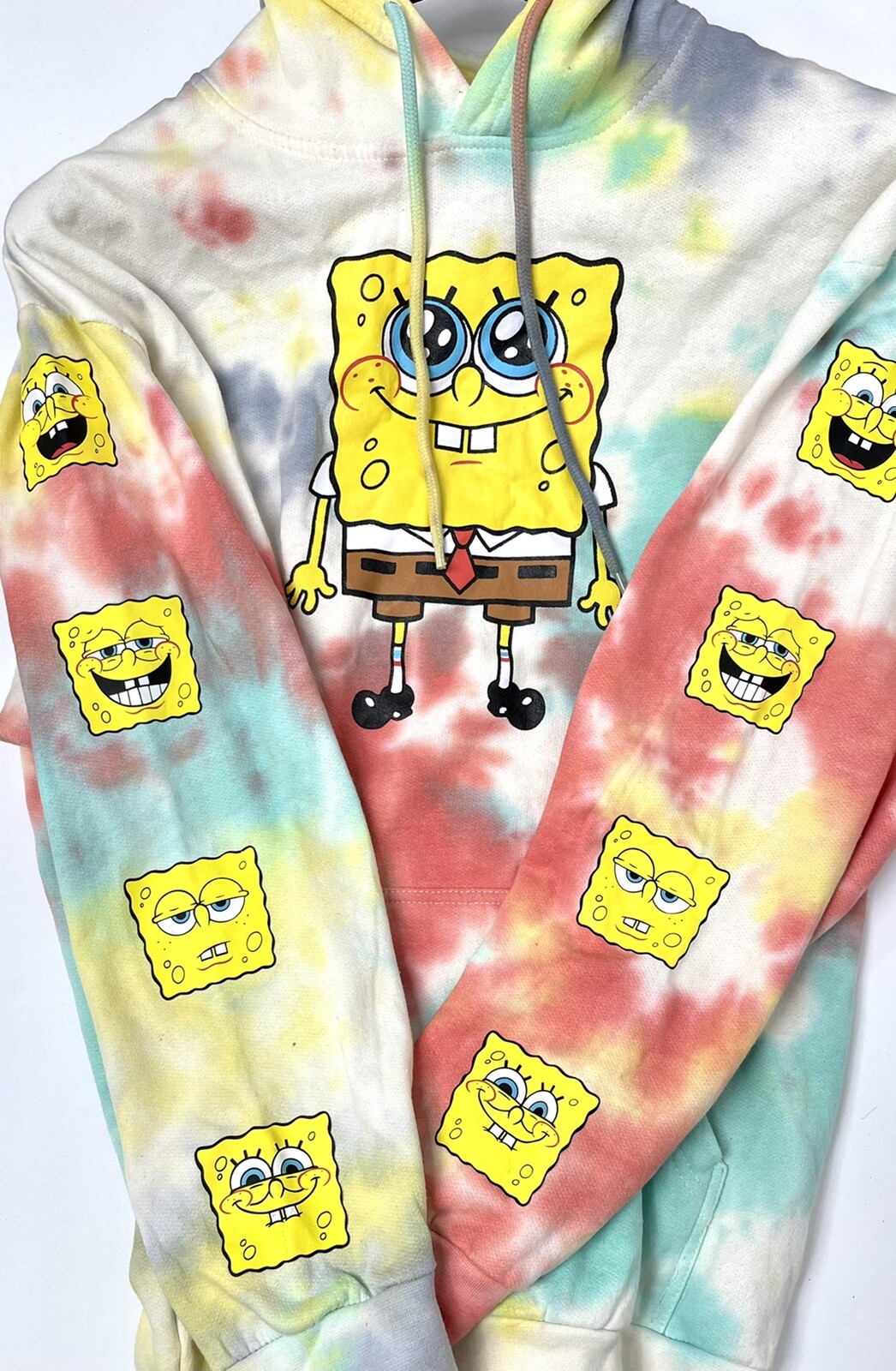 Nickelodeon Spongebob SquarePants Tie Dye Hoodie/Swea… - Gem