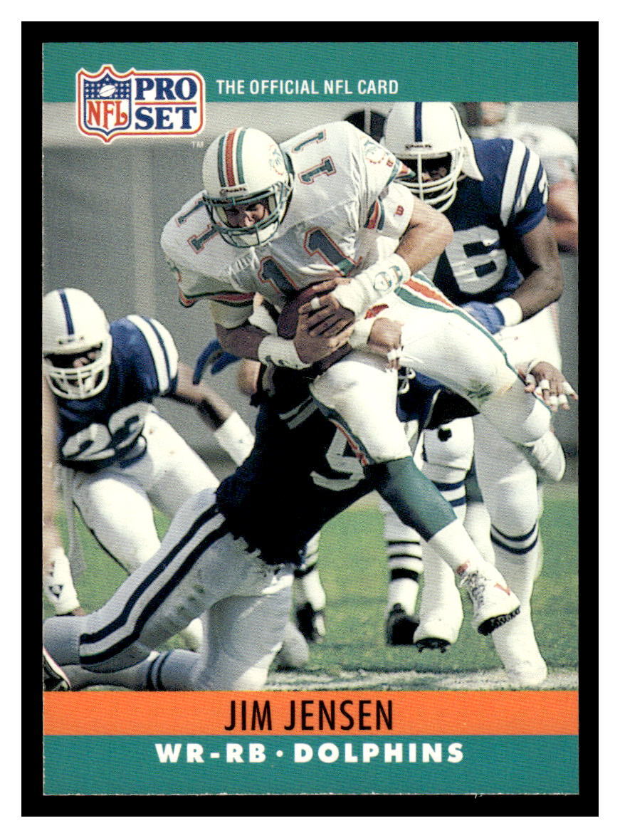 1990 Pro Set #180 Jim C. Jensen - Miami Dolphins | eBay