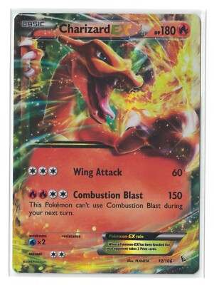 2014 Pokemon XY - Flashfire Expansion Set - Charizard EX 12/106 | eBay
