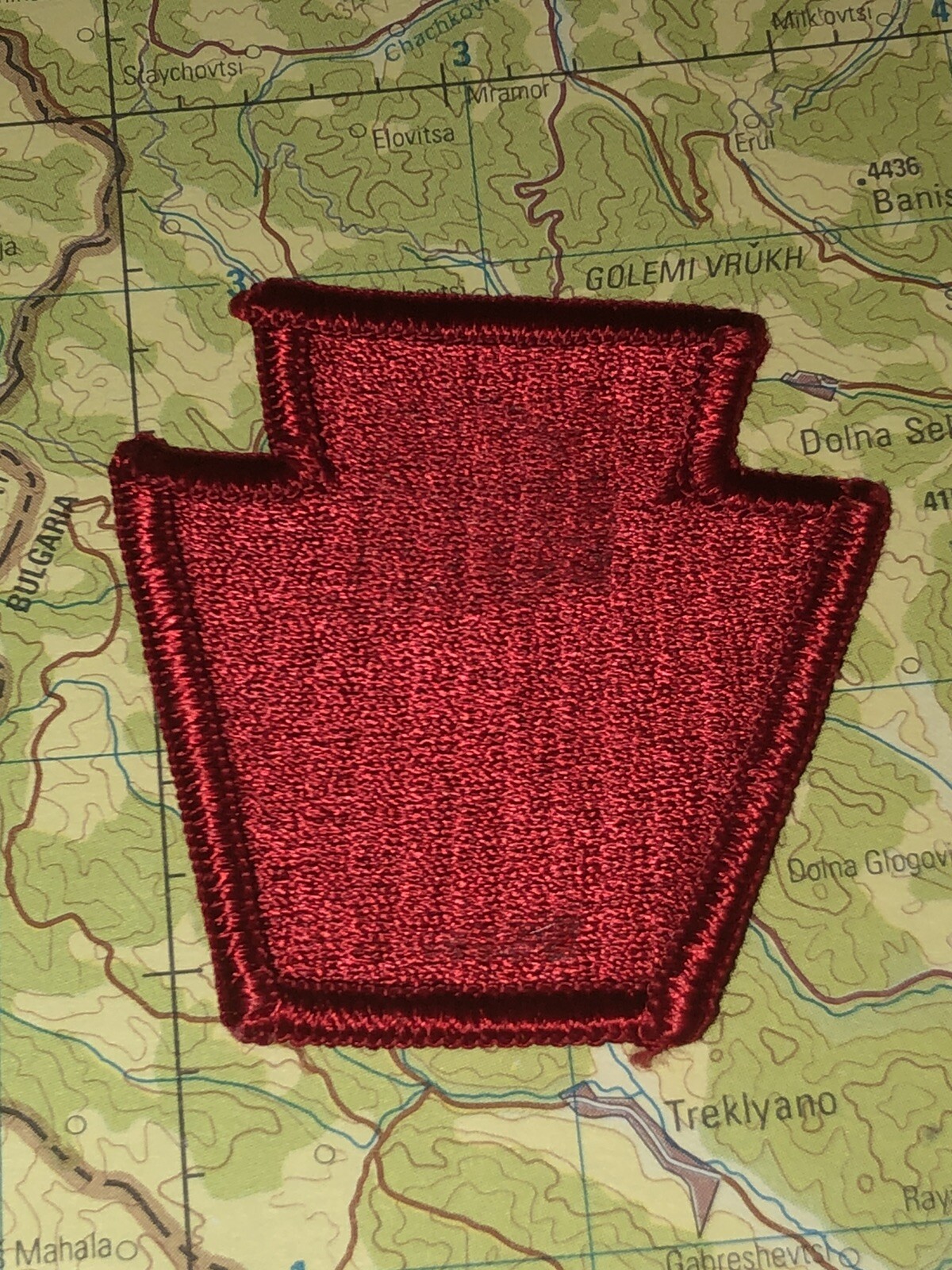 U.S. ARMY / 28TH INFANTRY DIVISION - DRESS UNIT PATCH (Sew-On) MERROWED ...