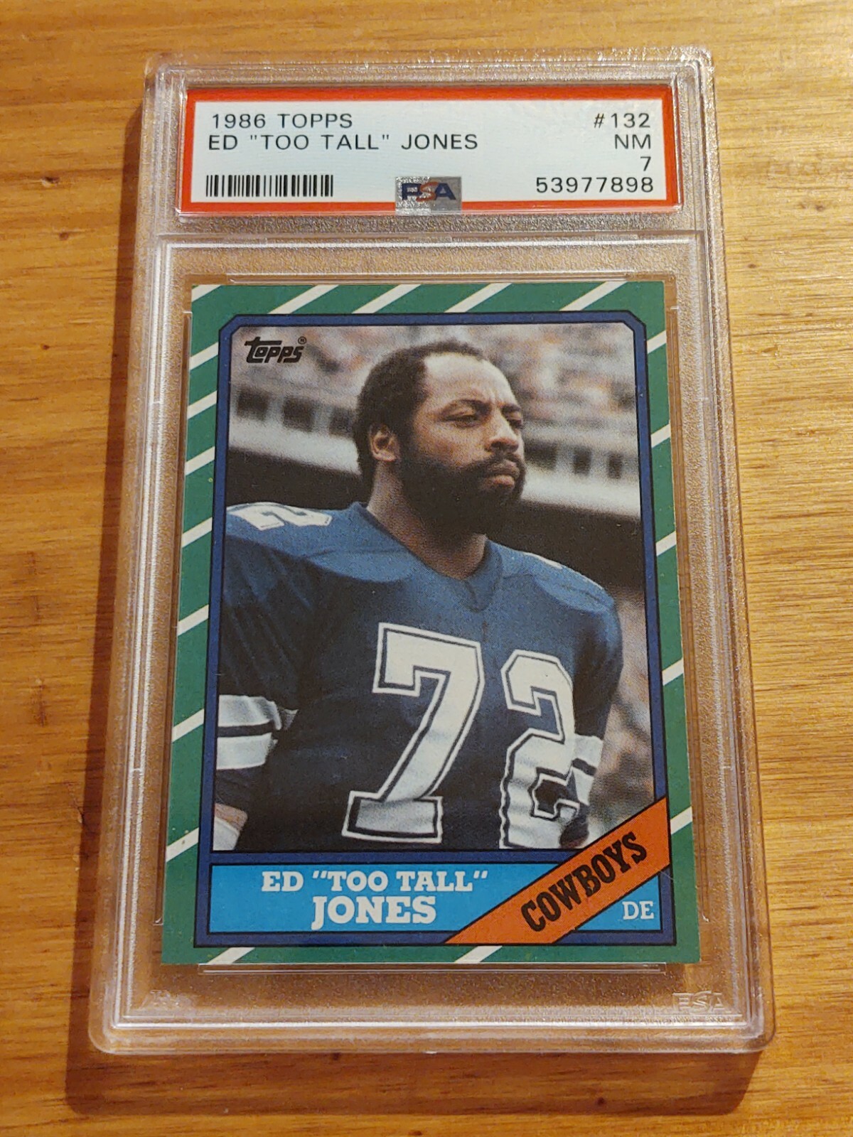 1986 Topps - Ed "Too Tall" Jones #132 for sale online | eBay