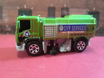 Matchbox 1:64 Scale, MBX Street Cleaner. City Services. Metallic Green ...