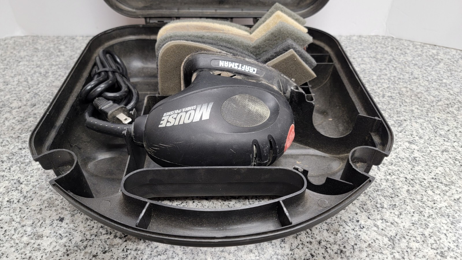 Craftsman Corded Mouse Sander Polisher in Hard Case a-x | eBay