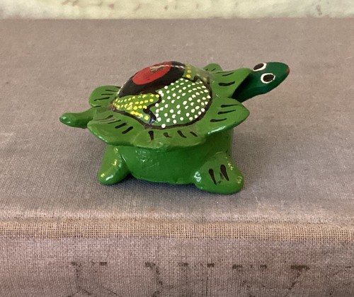 Turtle Mini Bobble Head Hand painted Mexican Folk Art Artisan Nodder ...