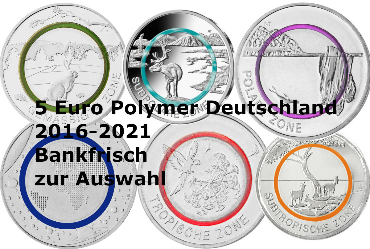 5 euro commemorative coin Germany climates from Bank fresh to choose ...