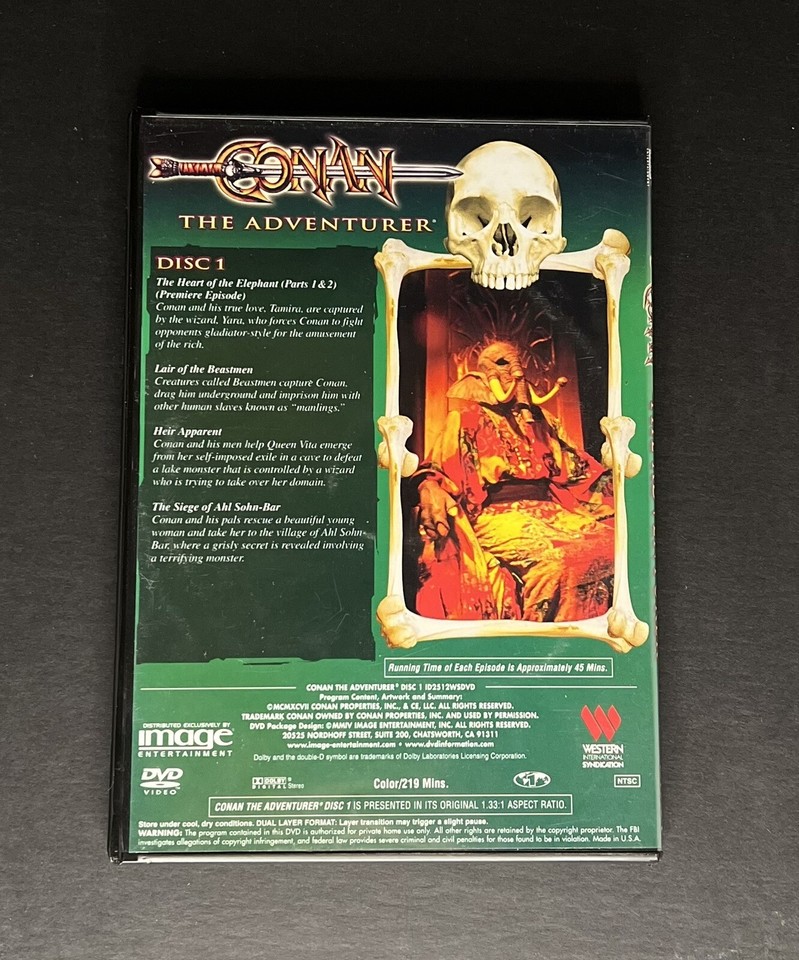 Conan the Adventurer 2004 DVD Disc 1 | eBay