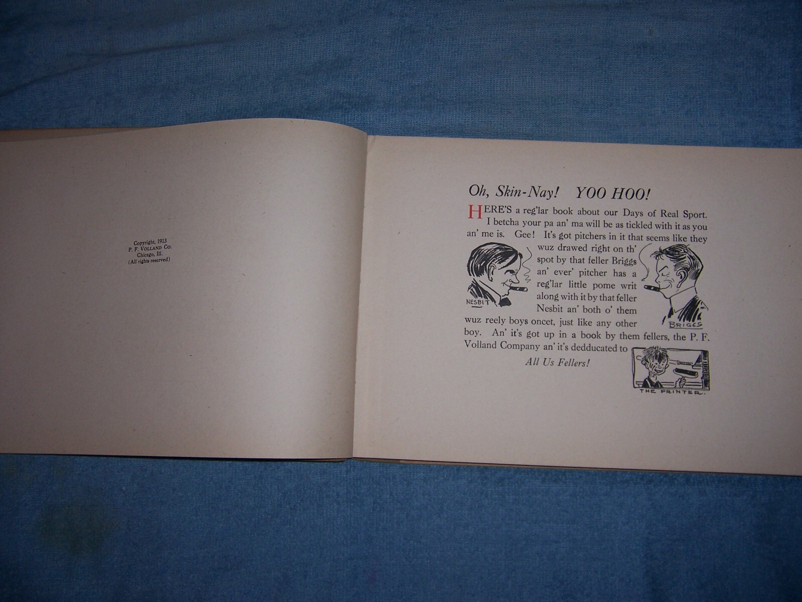 OH SKIN-NAY! by Briggs & Wilbur Nesbit/1st Ed/HC/Literature/Humor ...