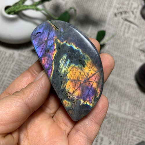 84g Natural Purple Labradorite Quartz Crystal Stone Specimen Healing | eBay