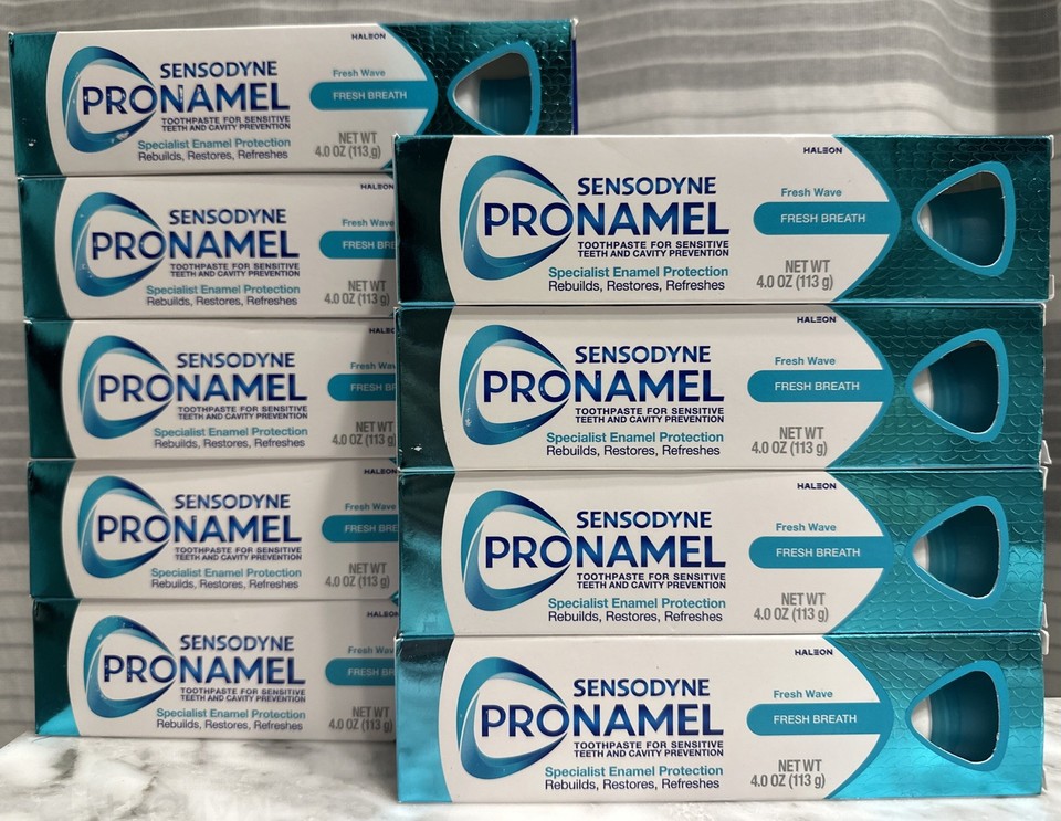 9 Pack: Sensodyne Pronamel Toothpaste Fresh Wave Enamel Protection 4 oz ...