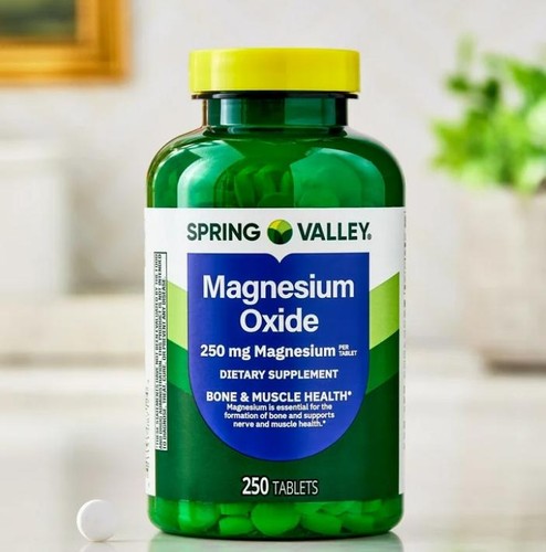 Magnesium Bone & Muscle Health Dietary Supplement Tablets 250 mg, 250 ...