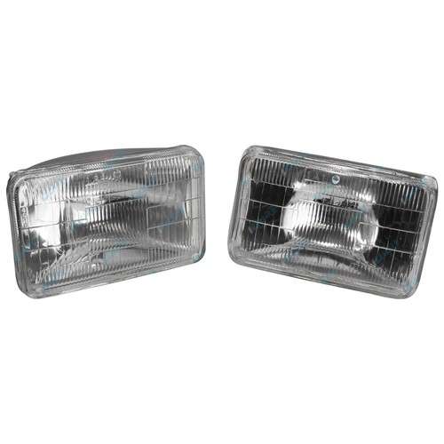 Set of 2 Sealed Beam 100x165mm 2 Pin 50w 12v Incandescent Dual ...