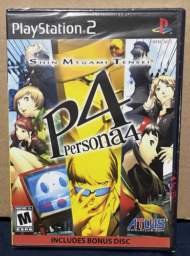 BRAND NEW SMT Persona 4 CIB Complete w/ Bonus CD - Sony PlayStation 2 ...