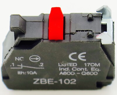 GENERIC REPLACEMENT FITS SCHNEIDER TELEMECANIQUE ZBE-102 CONTACT BLOCK ...