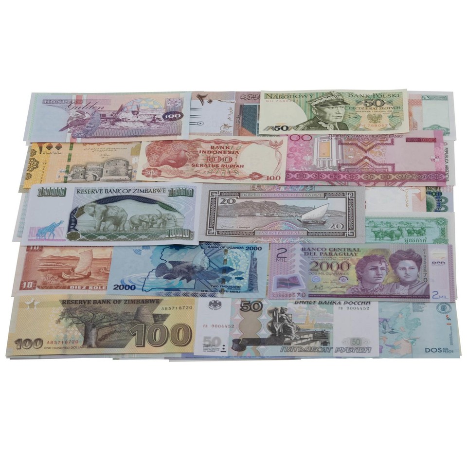 800 Banknotes | 125+ Countries | Valuable Paper Money | UNC | eBay