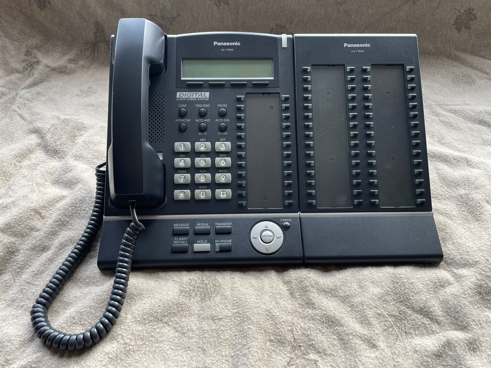 Panasonic KX-T7633-B Phone & KX-T7640-B Digital DSS Console | eBay