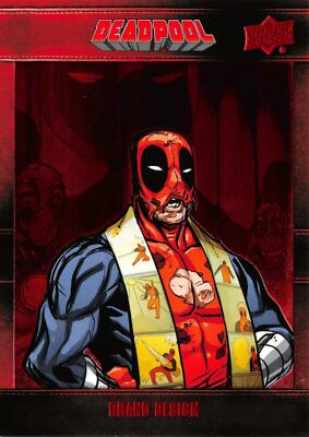 Deadpool Marvel 2018 (Upper Deck) BASE Trading Card #61 / GRAND DESIGN ...