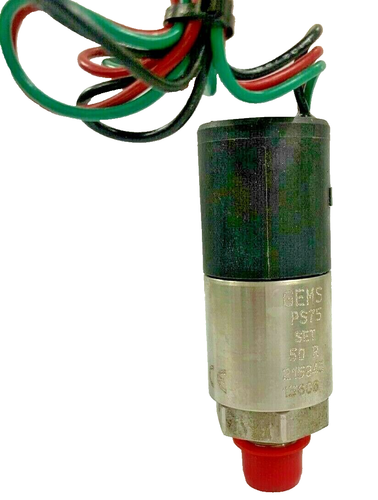 GEMS PS75 Series P/N 215845 Pressure Switch Set @ 50 psi Rising | eBay