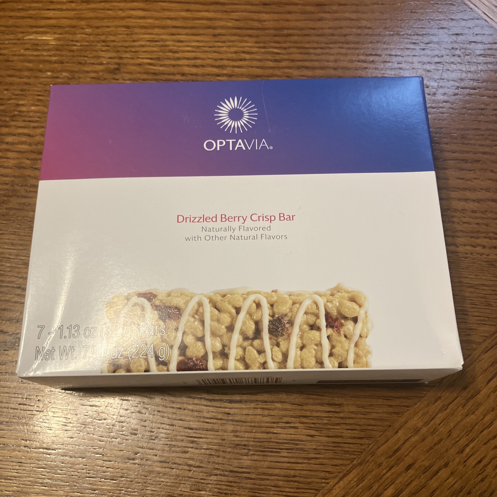 Optavia+Essential+Drizzled+Berry+Crisp+Bar+Box+-+Pack+of+7 for sale ...