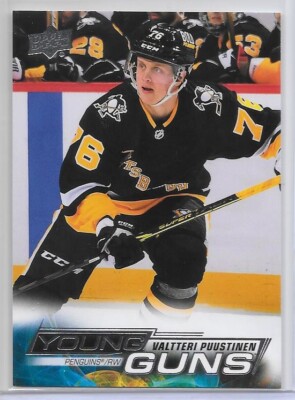 VALTTERI PUUSTINEN 2022-23 UPPER DECK #1 YOUNG GUNS SP RC/FINLAND ...