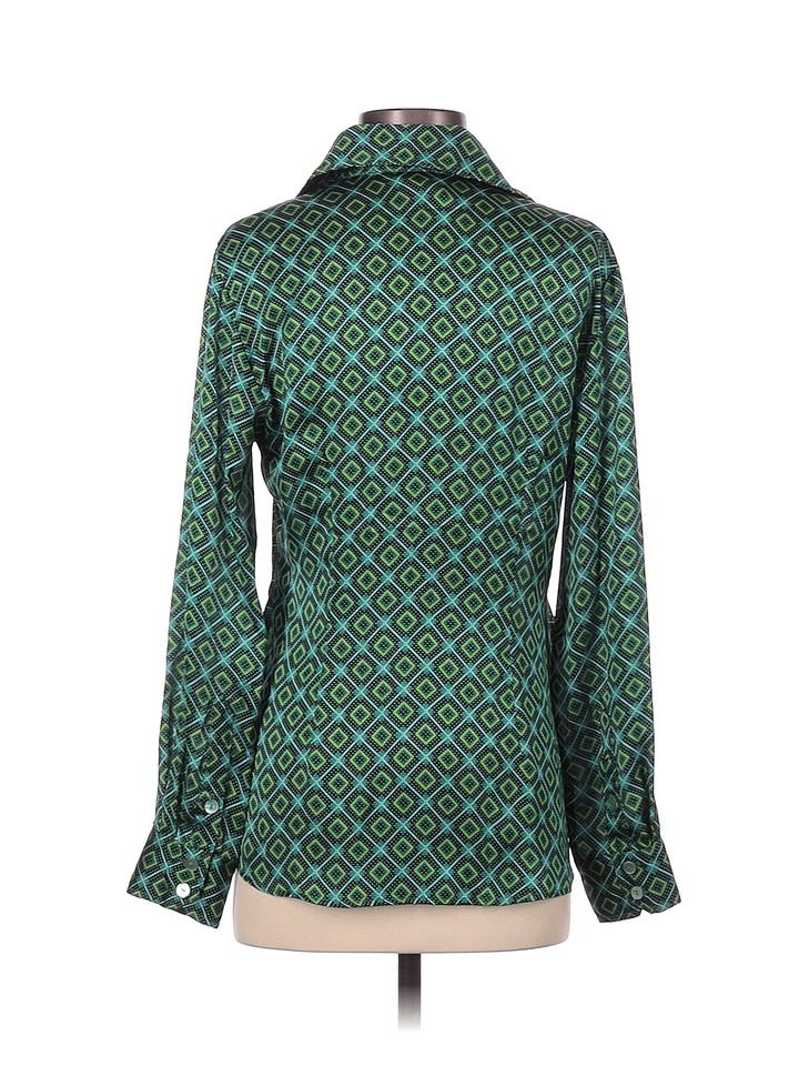 Finley Women Green Long Sleeve Blouse S | eBay