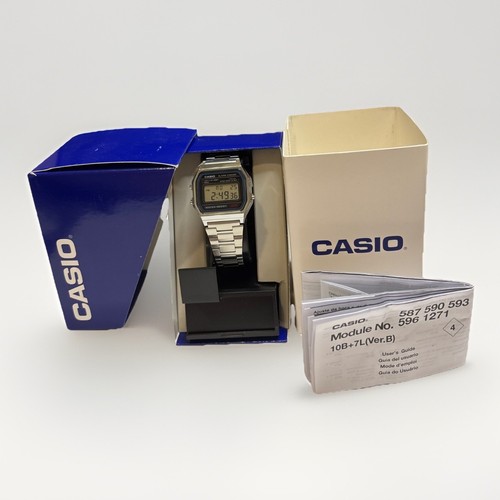 Casio Classic A158WA-1DF Wrist Watch for Men - Silver for sale online ...