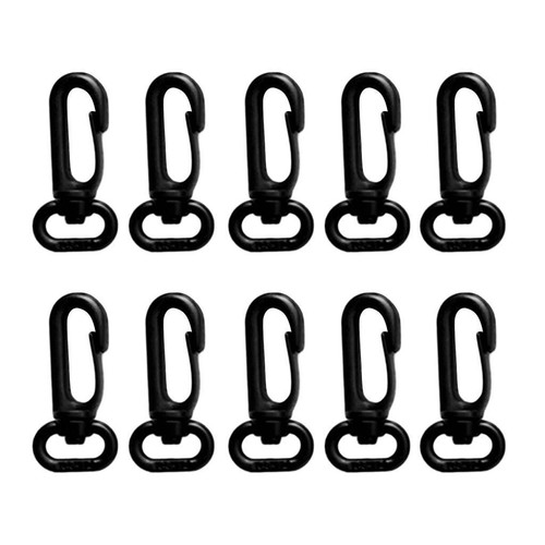 Lot 10 Scuba Diving Swivel Snap Hook Spring Clips Fits 12mm Webbing ...