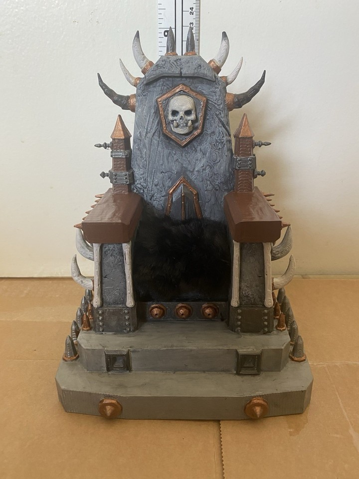 Custom Painted Orc Throne - for Mythic Legions or Savage Crucible with ...
