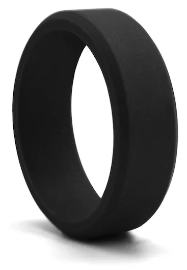 4 Pack Silicone Engagement Wedding Ring Men Women Gym Sports Rubber ...