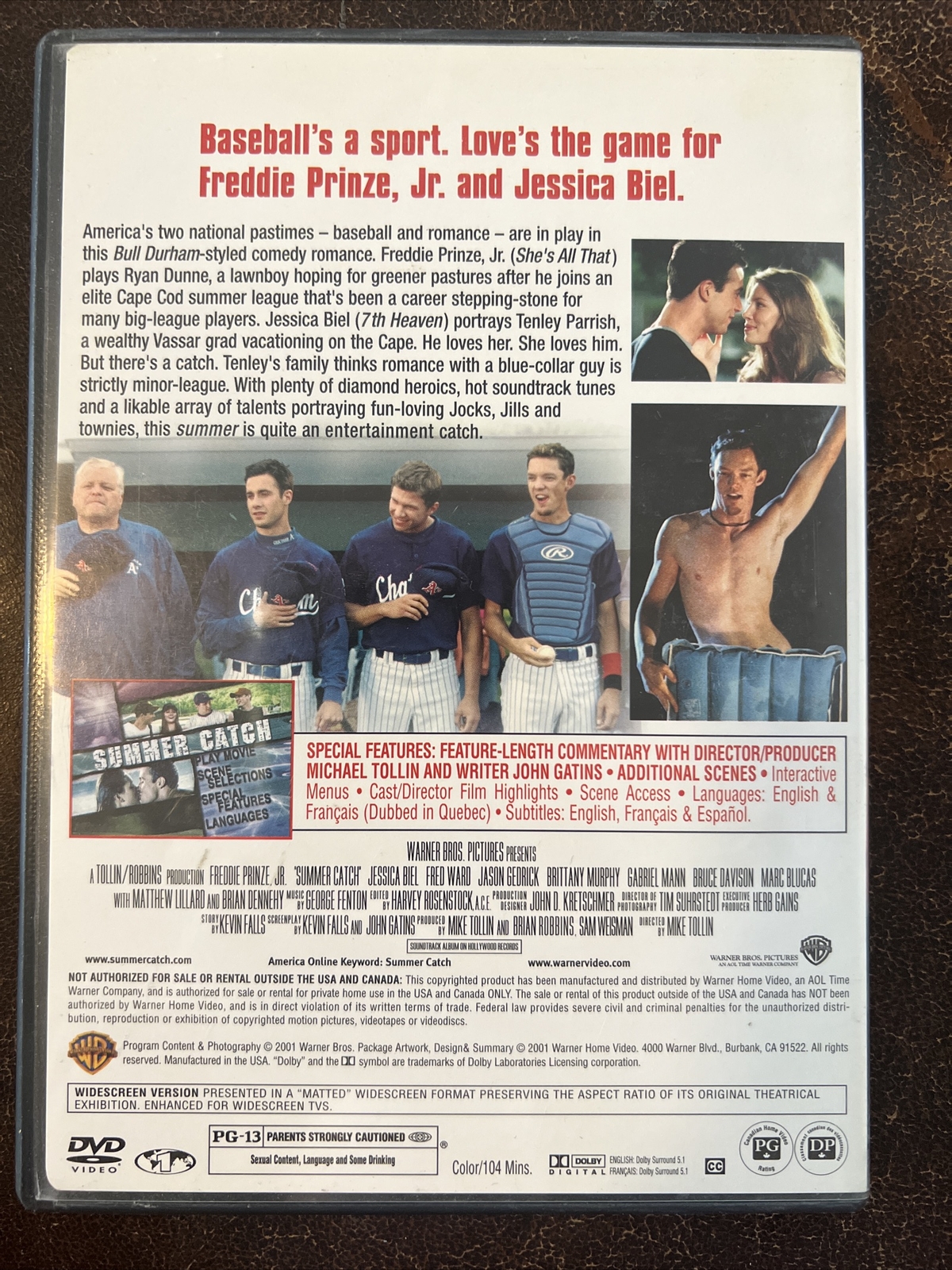 Summer Catch (DVD, 2001) 888574092160 | eBay