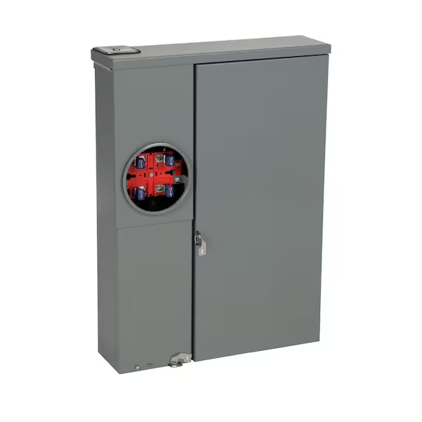 Square D Hom 200a 8-space 16-pole Meter Breaker Panel | eBay