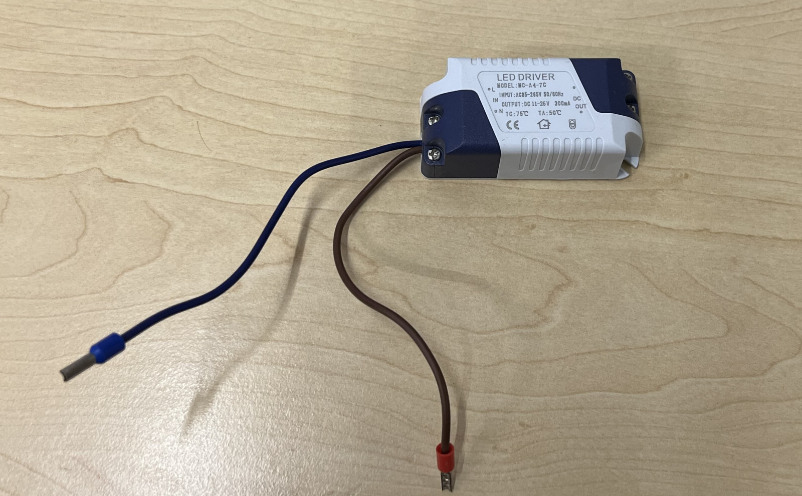 LED Driver Model MC-A4-7C LED Transformator 11-26V, 300mA, Kabel ...