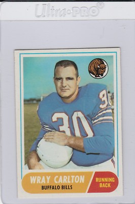 1968 Topps Wray Carlton Buffalo Bills #97 Football Card | eBay