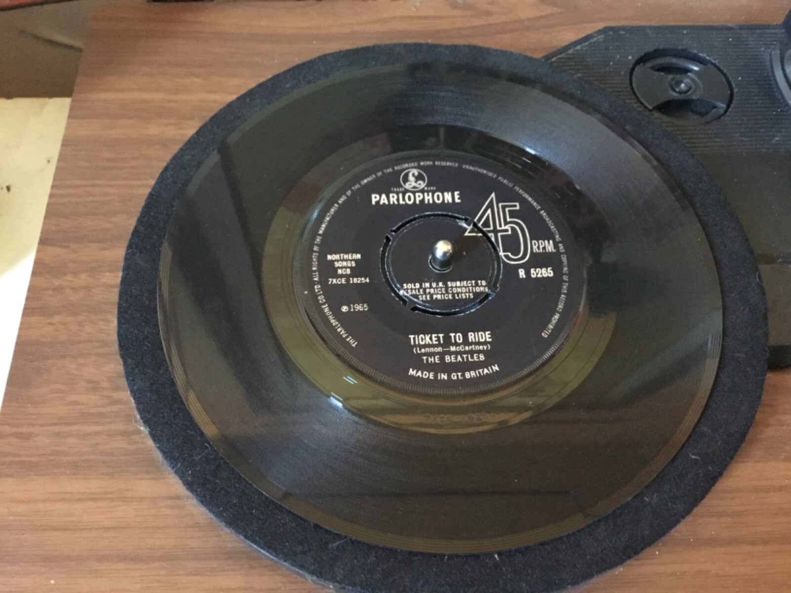 The Beatles Vinyl 45 job lot of 7"inch Singles Uk Original Pressings ...