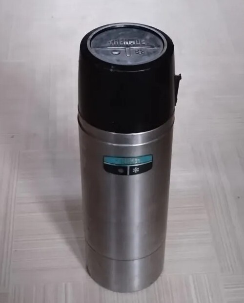 Vintage King Seeley Stainless Steel Thermos 1 Quart Vacuum Bottle No ...