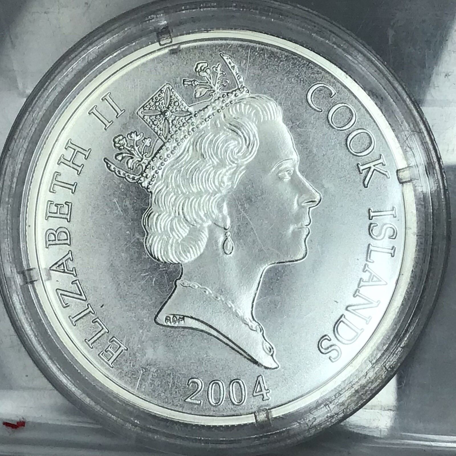 2004 $1 Cook Island Ronald Reagan Silver Gold Inlay UNC # | eBay