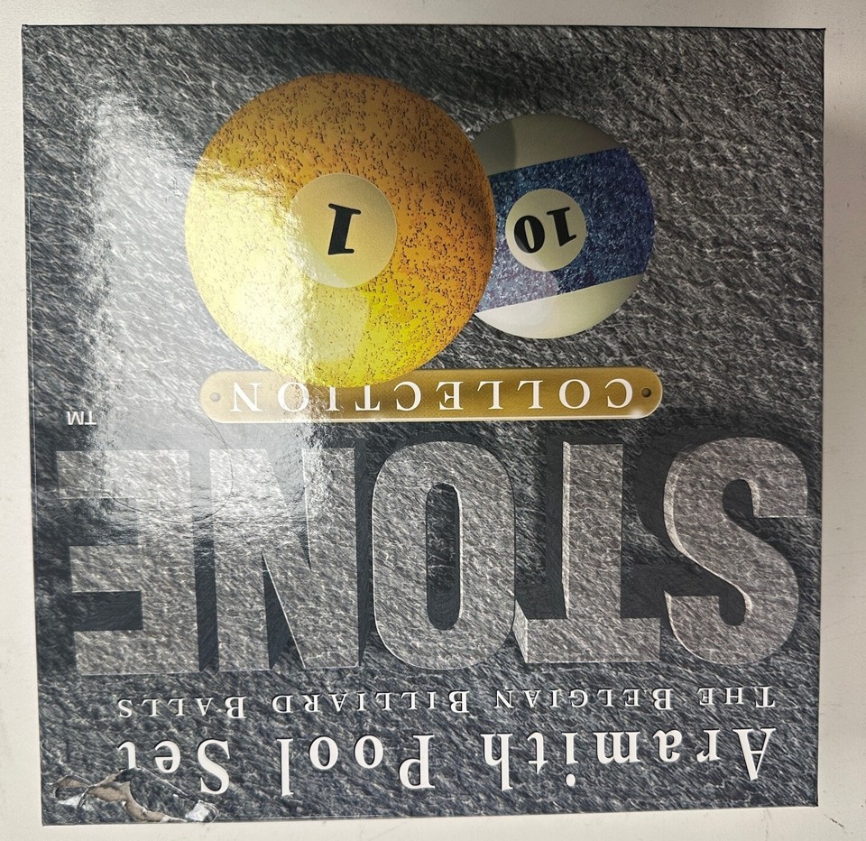 Aramith Stone Billiard Pool Ball set 2 1/4" Granite Look | eBay