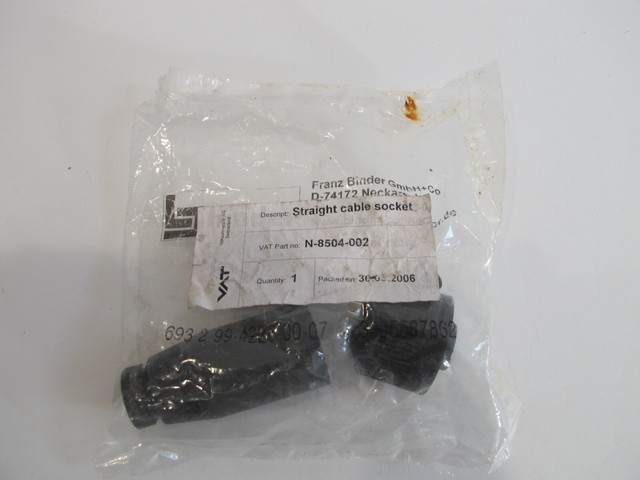 VAT N-8504-002 Cable Socket Straight New- for sale online | eBay