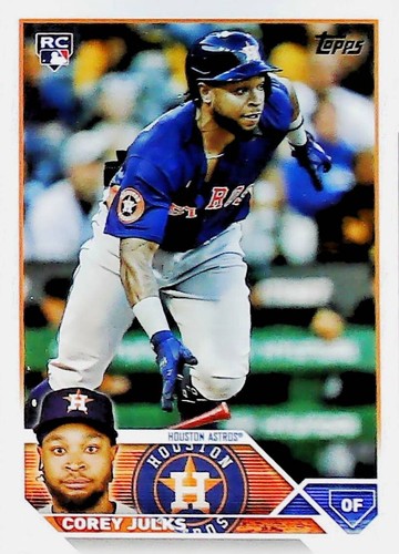 2023 Topps Update US228 COREY JULKS ROOKIE CARD HOUSTON ASTROS FREESHIP ...