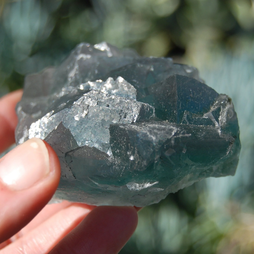 3.5in 269g Teal Cubic Fluorite Crystal Cluster, Raw Blue Green Fluorite ...