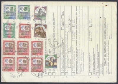 AOP Italy 1977-87 issue on parcel card | eBay