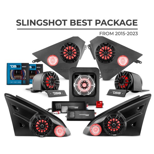 DS18 2015-2023 Slingshot Best Upgrade Audio Package Polaris Slingshot ...