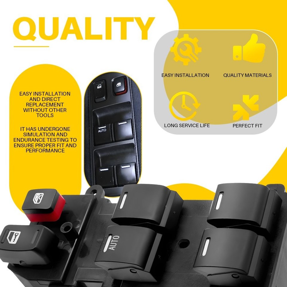 Master Power Window Door Switch Left Driver Side For 2009-2014 Honda ...