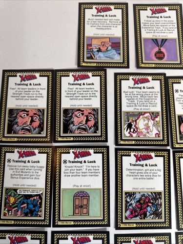 X-MEN ALERT! 27 Training & Luck Cards Complete Set From Board Game ...
