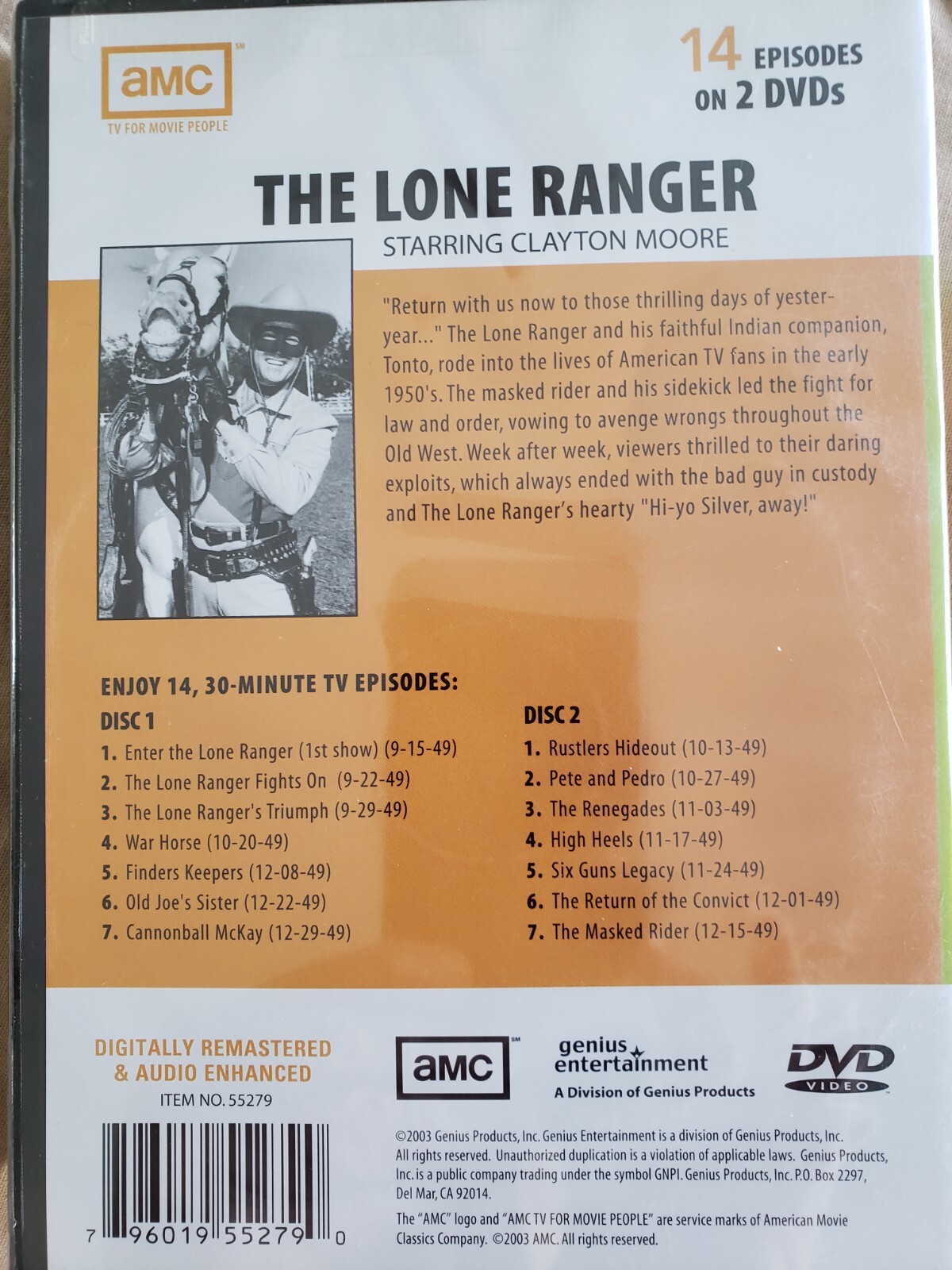 The Lone Ranger (DVD, 2003, 2-Disc Set) for sale online | eBay